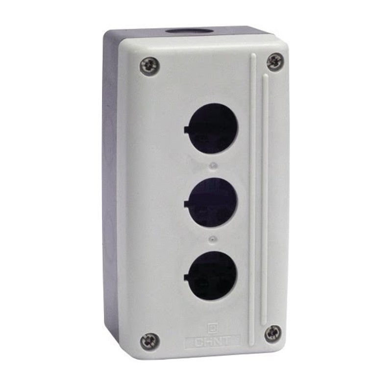 Caja PVC, autoextinguible, IP54, 3 perf., Blanco/Gris NPH1-30 ...