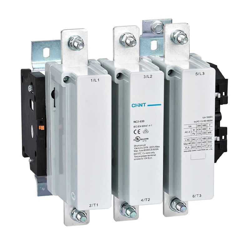 Contactor NC2, 800A 3P, 450KW, control 220 Vac NC2-800 220V 50HZ - Vipac: Productos Eléctricos y ...