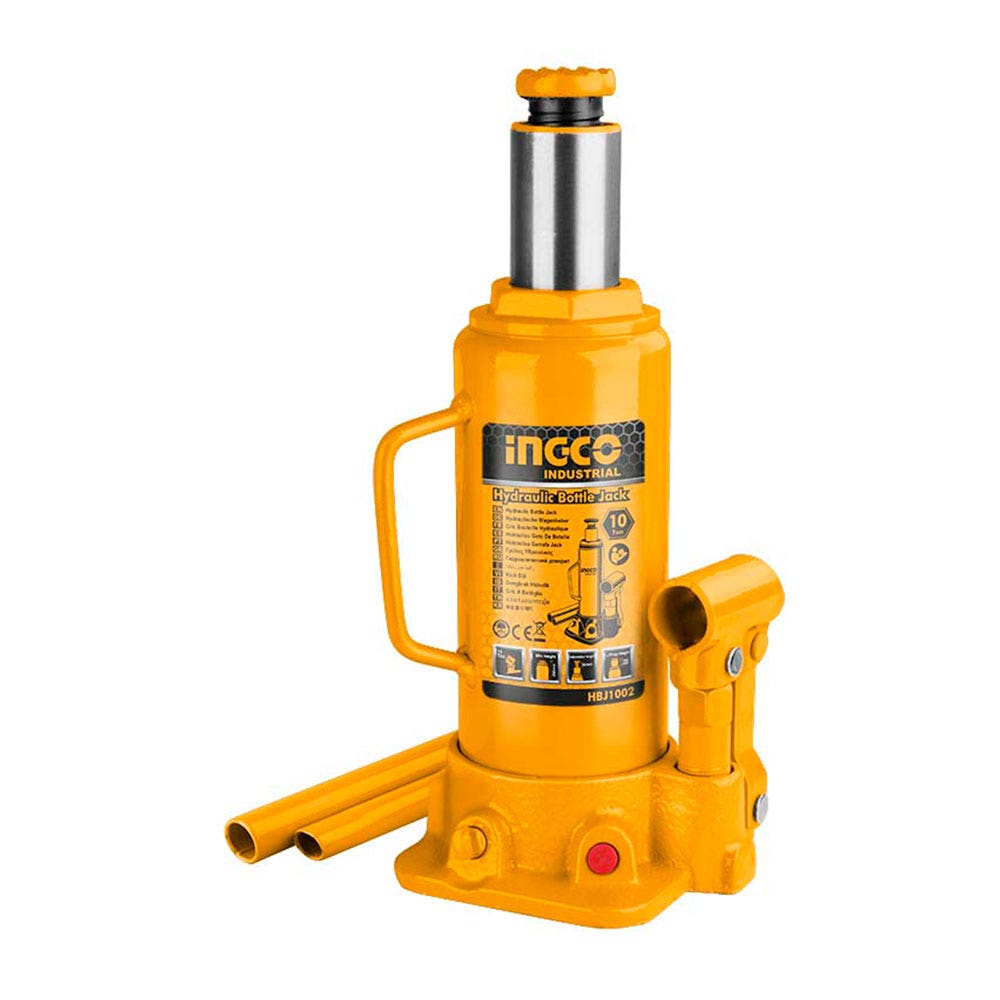 GATA HIDRAULICA BOTELLA INDUSTRIAL 10 TON INGCO HBJ1002 - Vipac ...