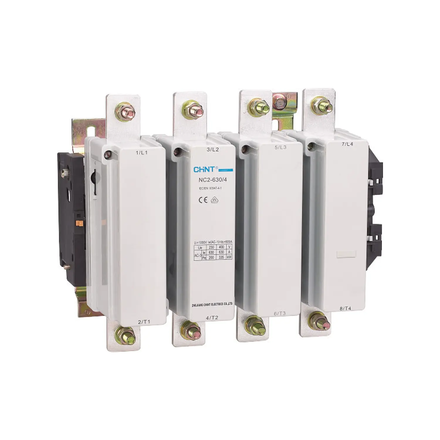 Contactor NC2, 630A 4P, 330KW, control 220 Vac NC2-630/4 220V 50Hz - Vipac: Productos Eléctricos ...